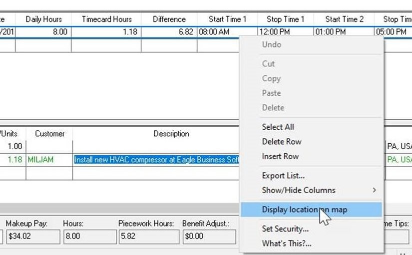 Personal TimeClock MyEBMS App