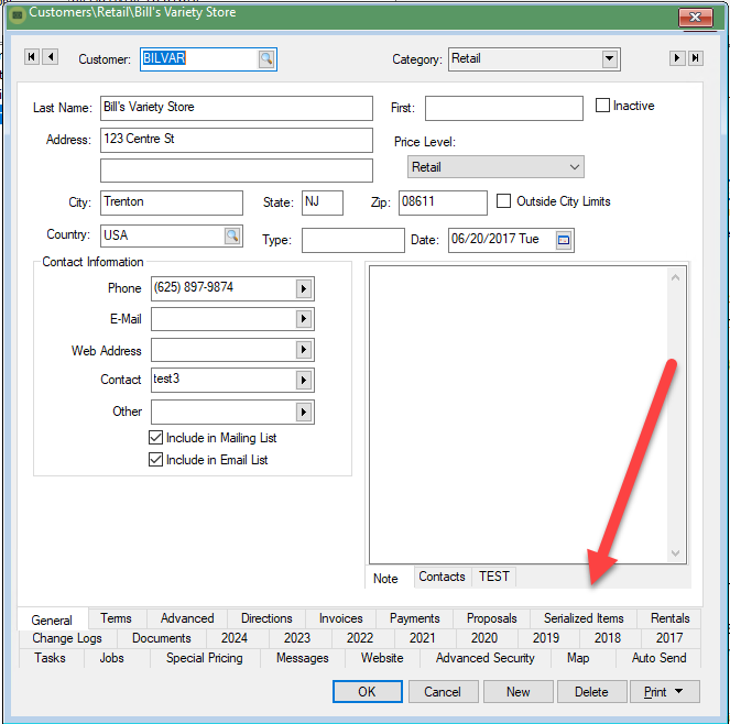 Column, Tab, and Dialog Appearance