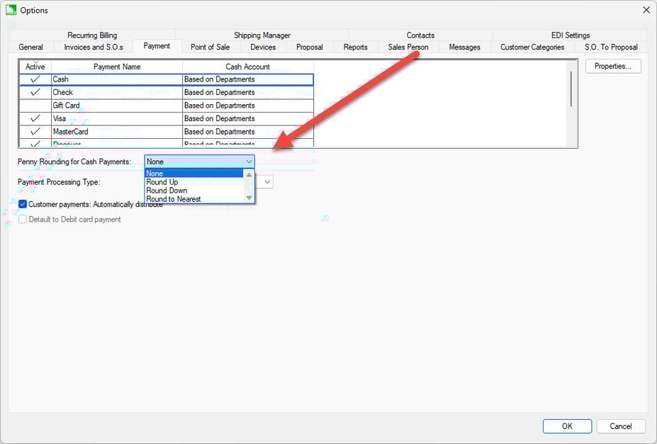 Penny Rounding Cash Payments