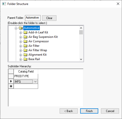 Create Relationship with EBMS Product Catalog