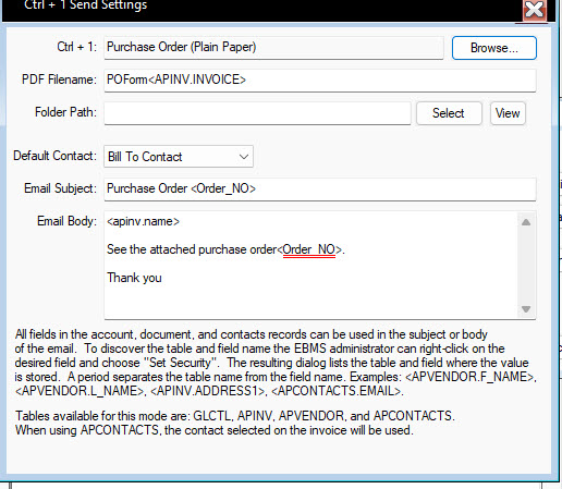 Send Now and Print Now Tools