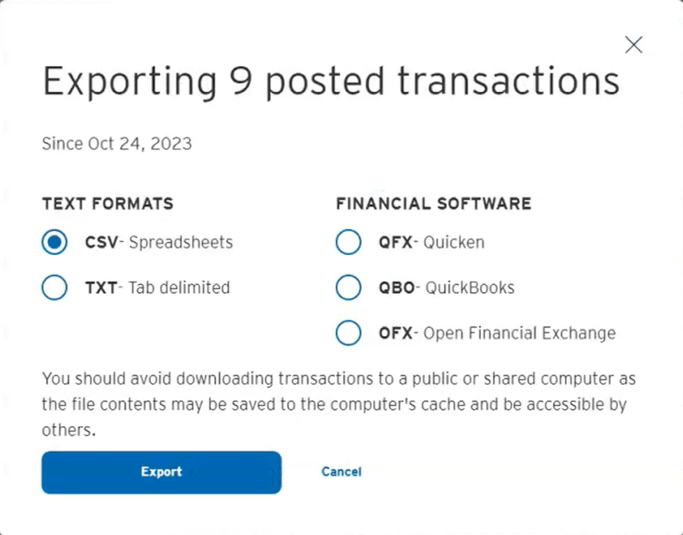 Manual Feed (Bank File Import)