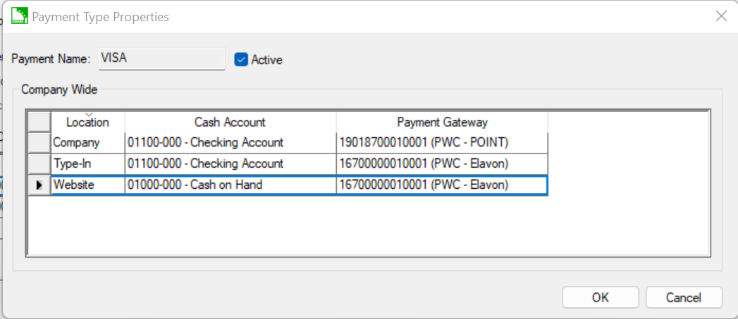 Setting up Verifone in EBMS